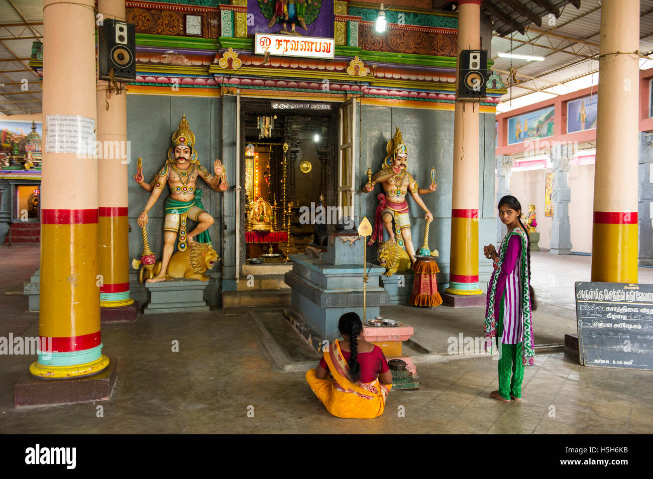 Hindu temple, Jaffna, Sri Lanka Stock Photo - Alamy