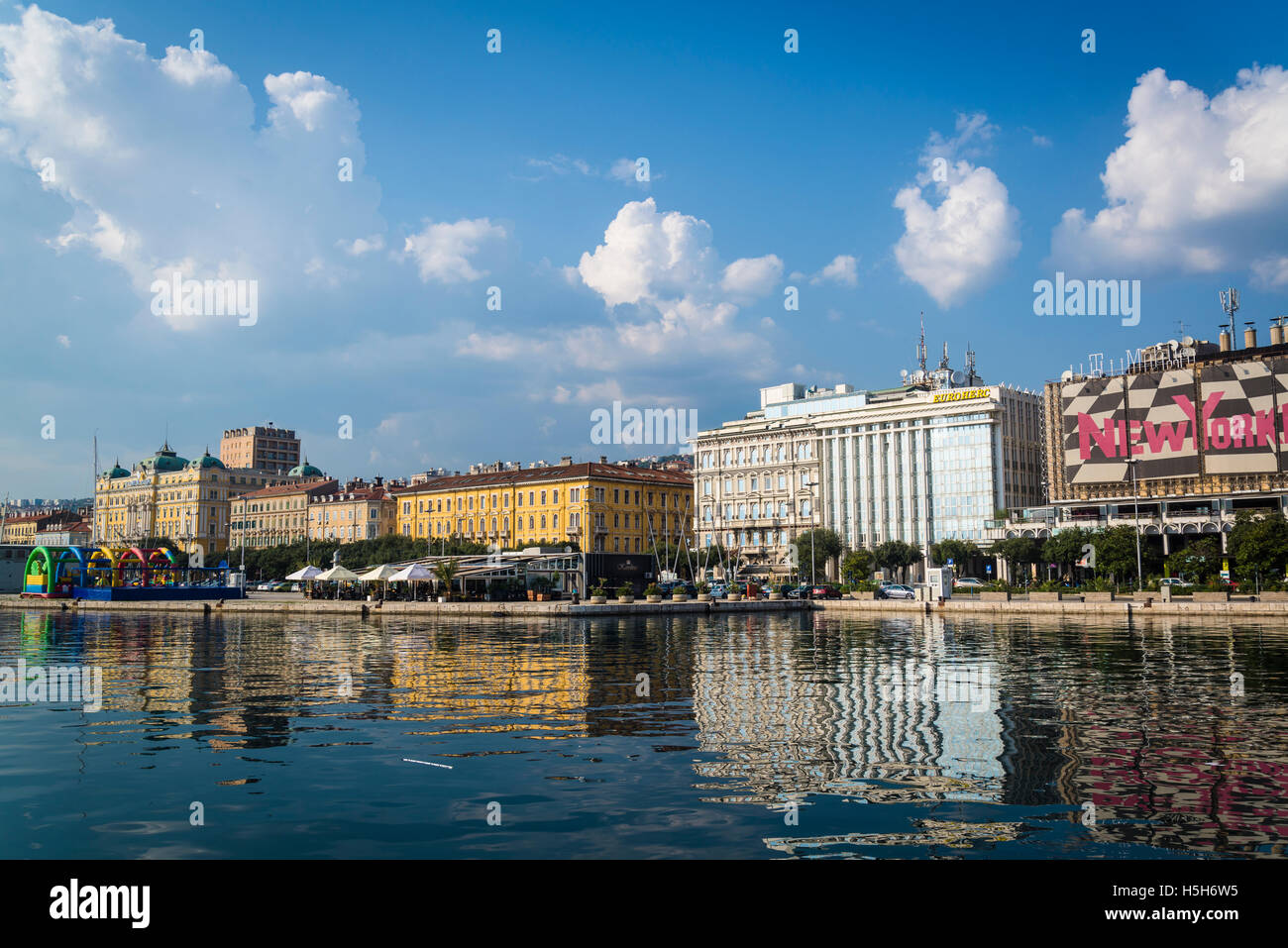 Riva promenade, Rijeka, Croatia Stock Photo - Alamy