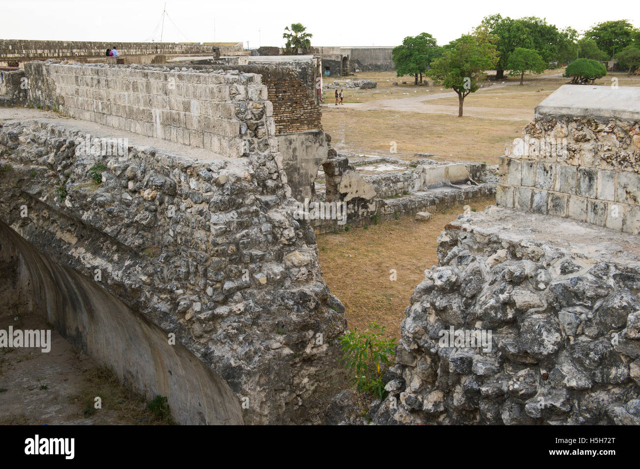 Jaffna Fort, built by the Portuguese in 1618, Jaffna, Sri Lanka Stock ...