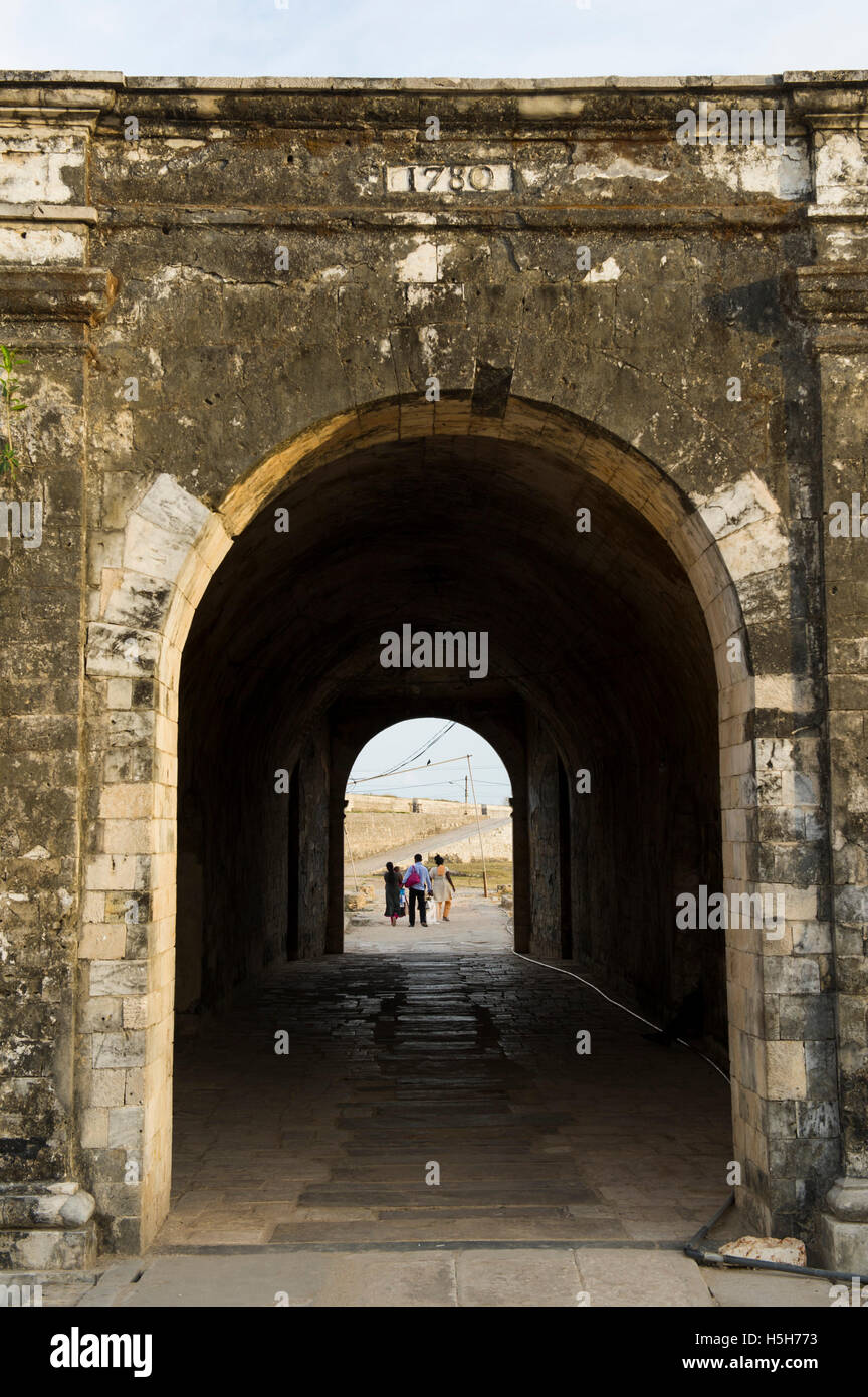 Jaffna Fort, built by the Portuguese in 1618, Jaffna, Sri Lanka Stock ...