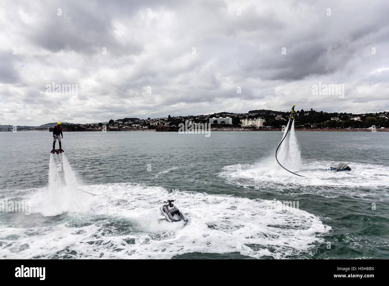 Flyboarding The Newest Sport To Take the World By Storm Stock Photo - Alamy