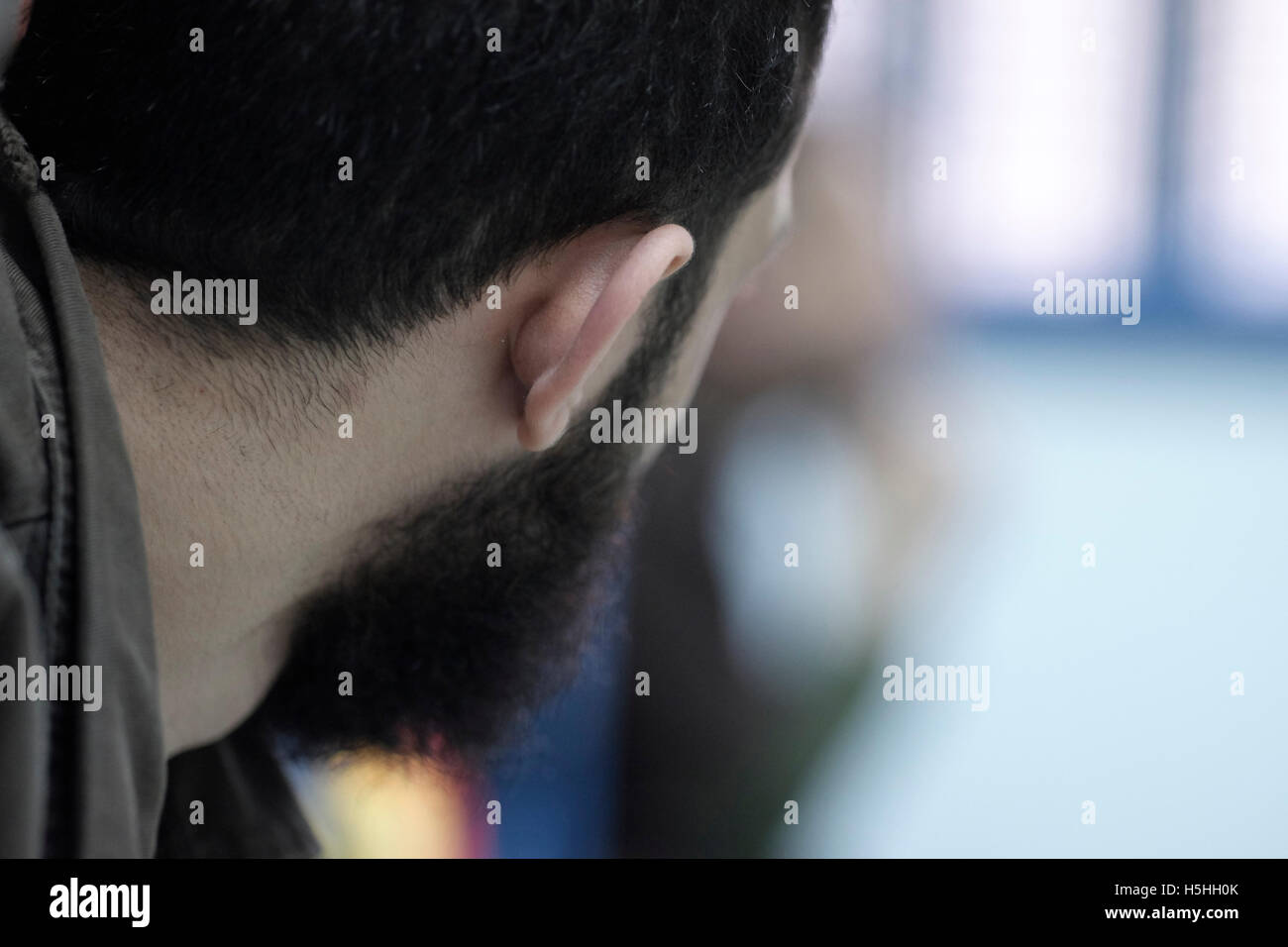 Palestinian prisoner in Israeli prison Israel Stock Photo - Alamy