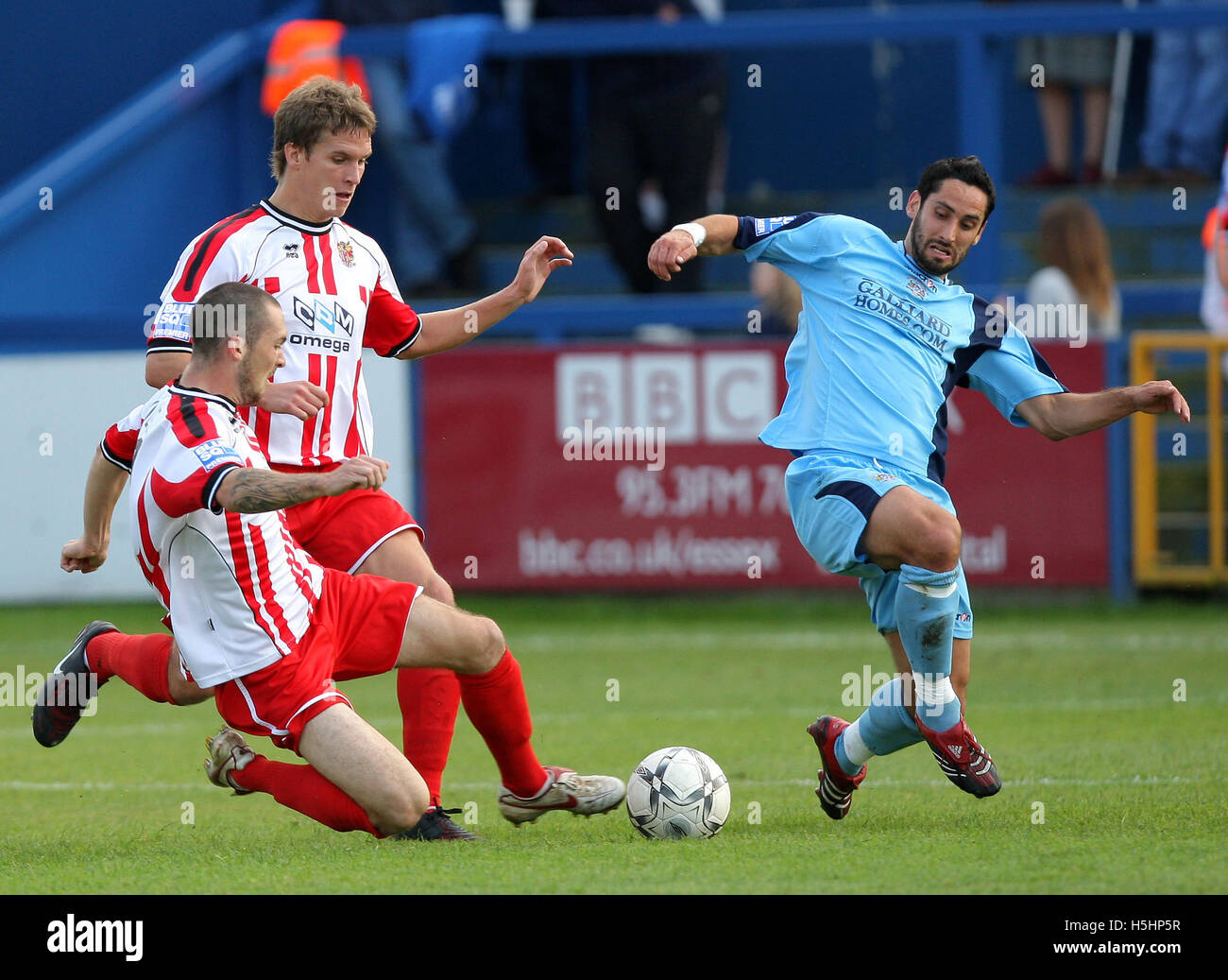 Football action tackle andy cole hi-res stock photography and images ...