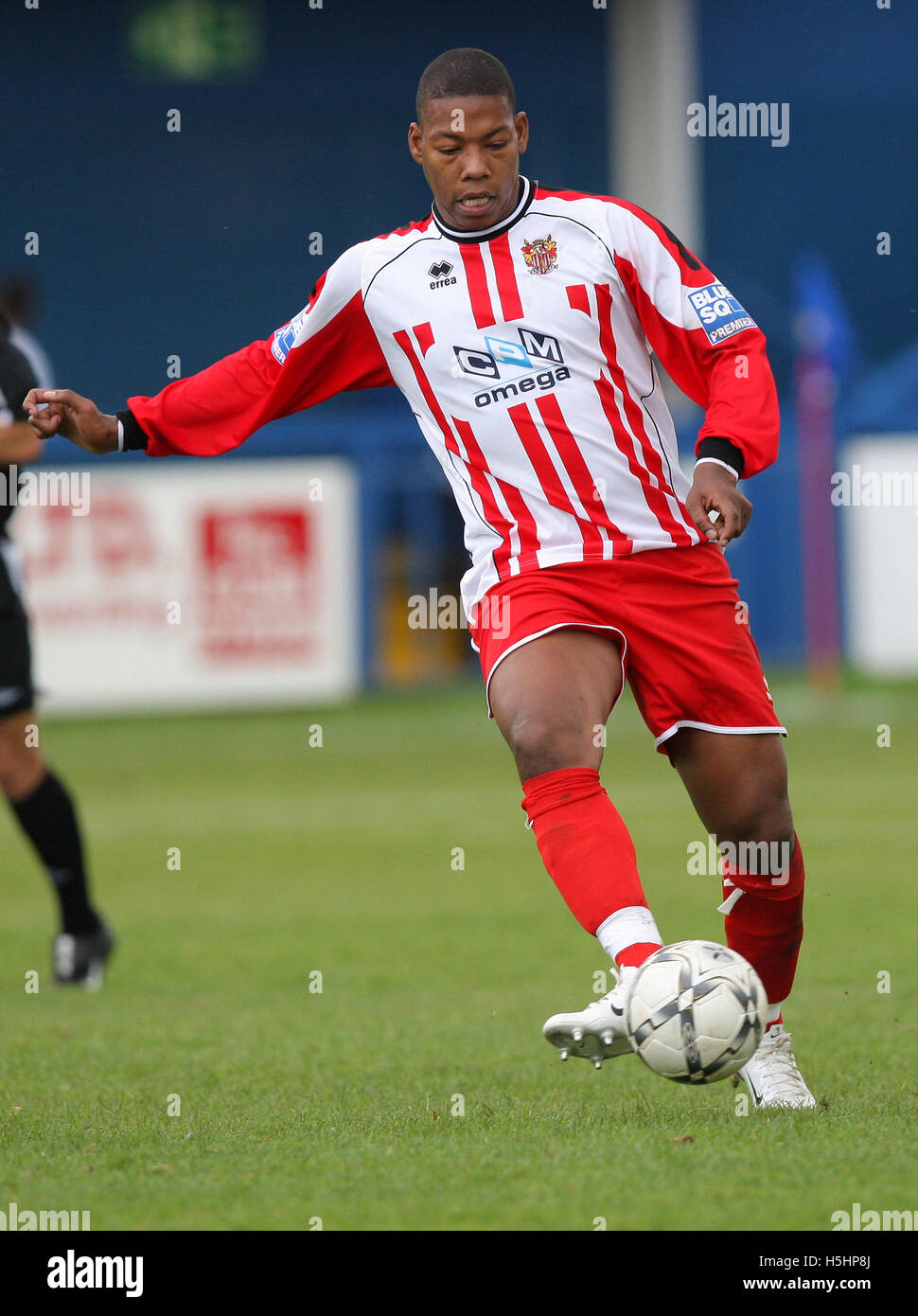 Tesfaye Bramble of Stevenage - Grays Athletic vs Stevenage Borough ...