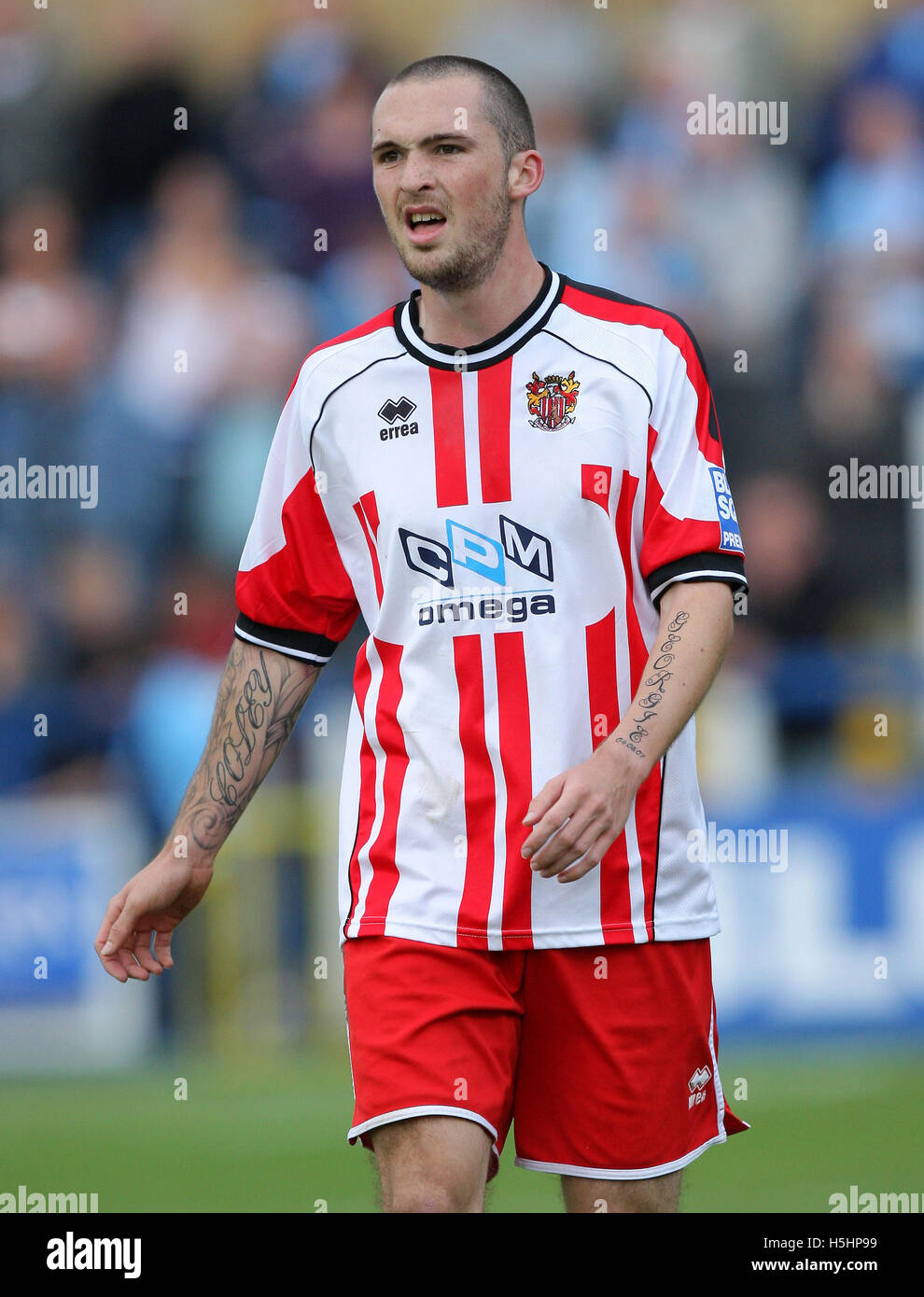 Mitchell Cole of Stevenage - Grays Athletic vs Stevenage Borough - Blue ...