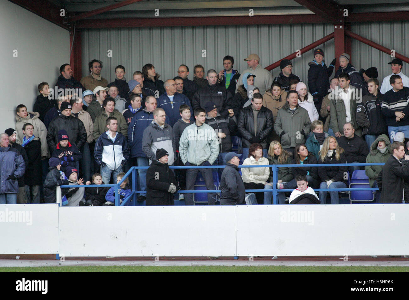 Grays Athletic Football Club Fans - 05/03/05 Stock Photo - Alamy