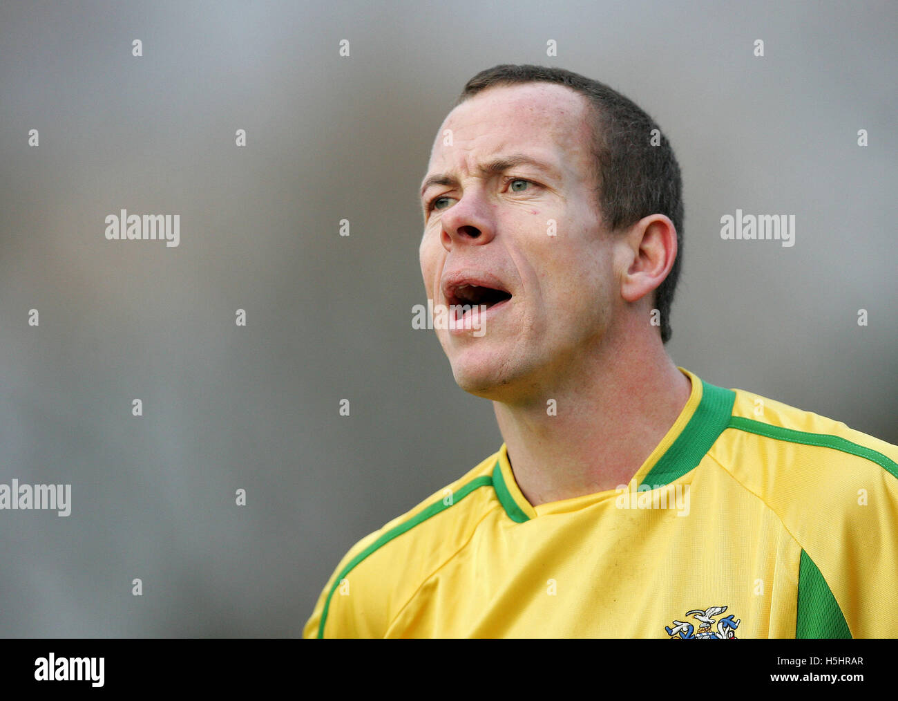 Greg Heald - Thurrock Football Club - 27/01/07 Stock Photo - Alamy