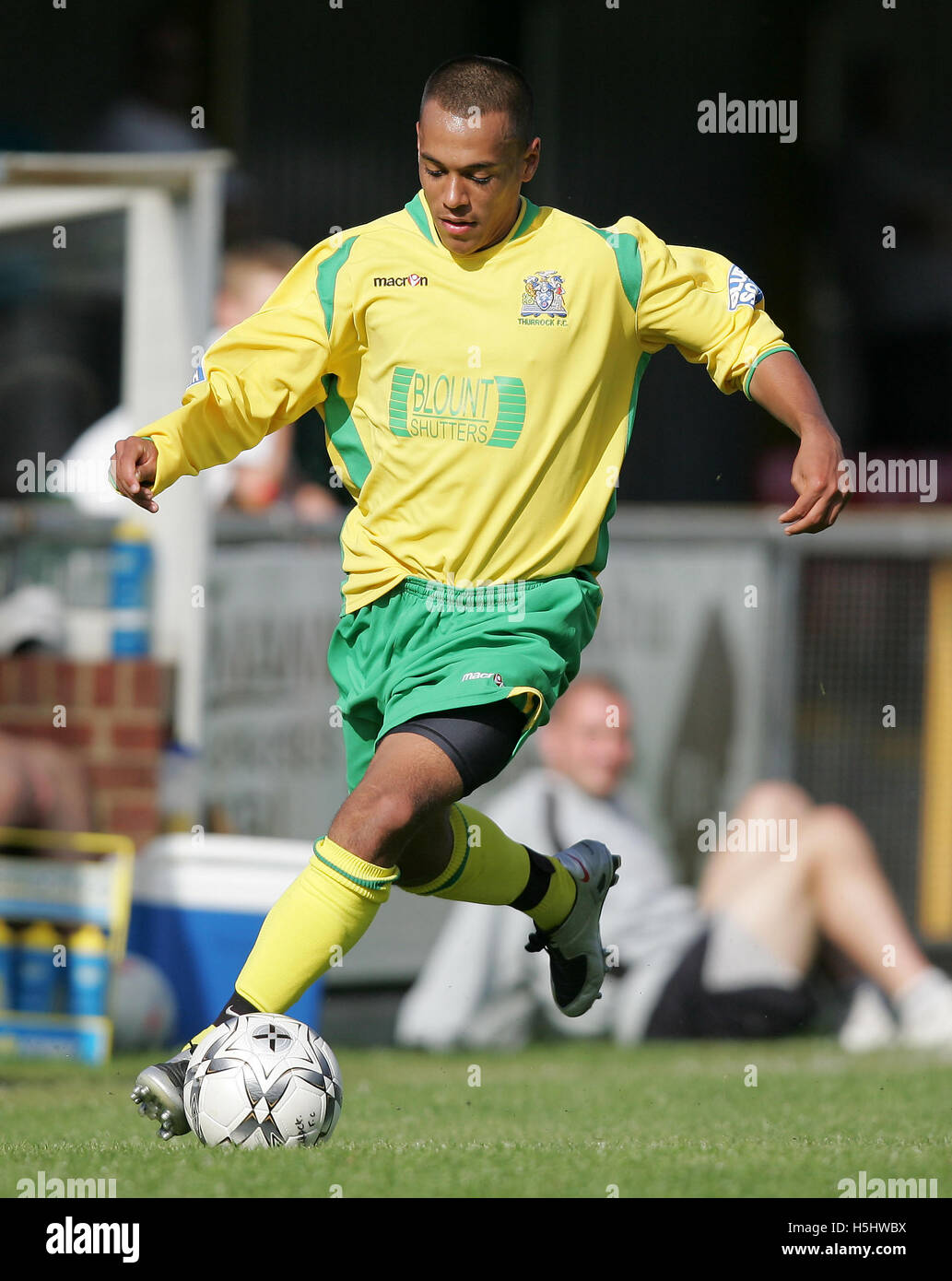 Dominic Green of Thurrock - Thurrock vs Welling United - Blue Square ...