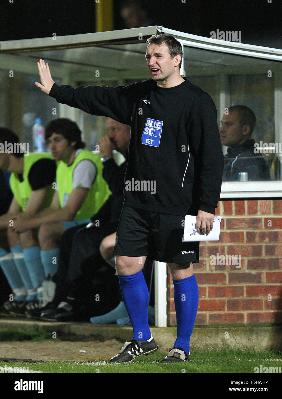 Braintree Town Assistant Manager Jason Broom - Thurrock vs Braintree ...