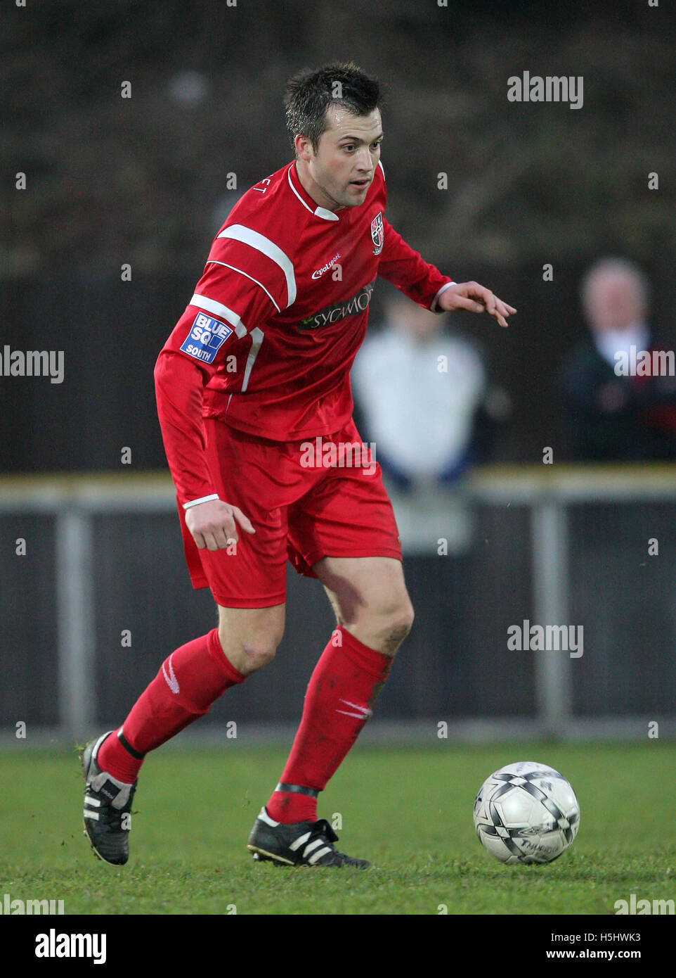 Danny Hockton of Bromley - Thurrock vs Bromley - Blue Square South at ...