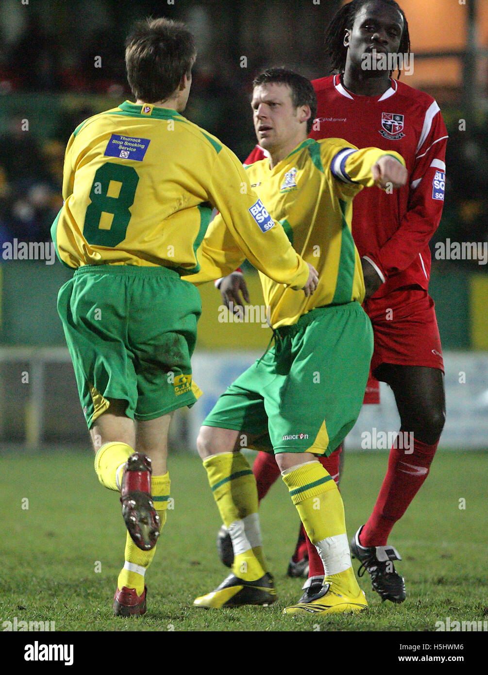 Lee Flynn is the first to congratulate Greg Lincoln (8) on his winning ...
