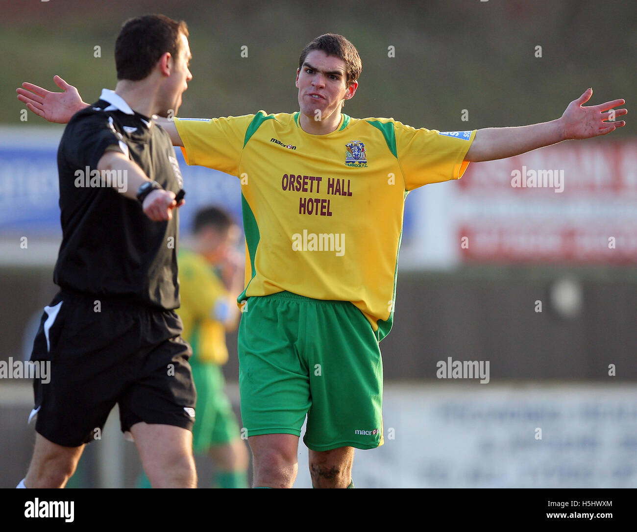 Charlie Howard of Thurrock - Thurrock vs Fisher Athletic - Blue Square ...