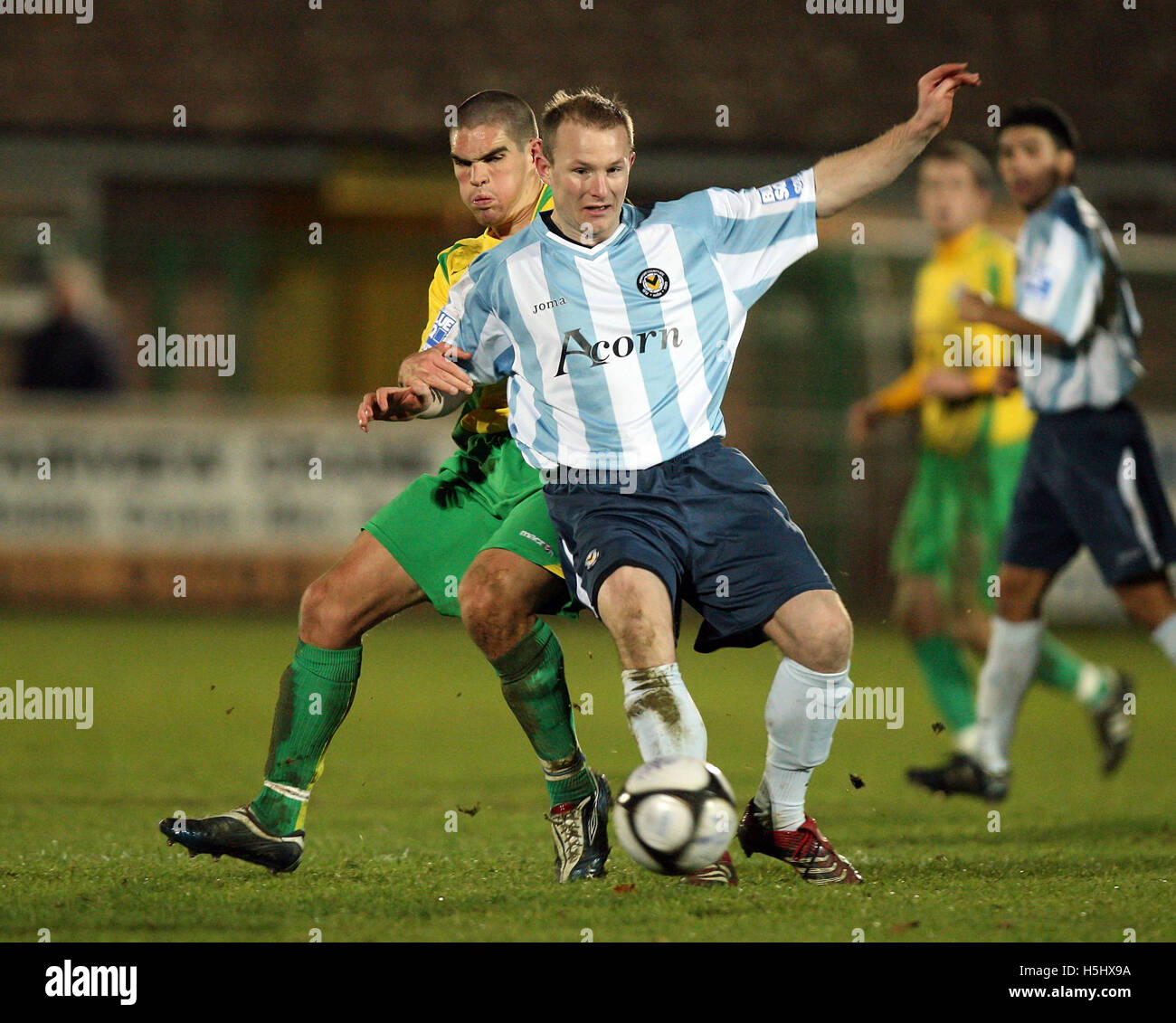 Charlie Howard in action for Thurrock - Thurrock vs Newport County ...
