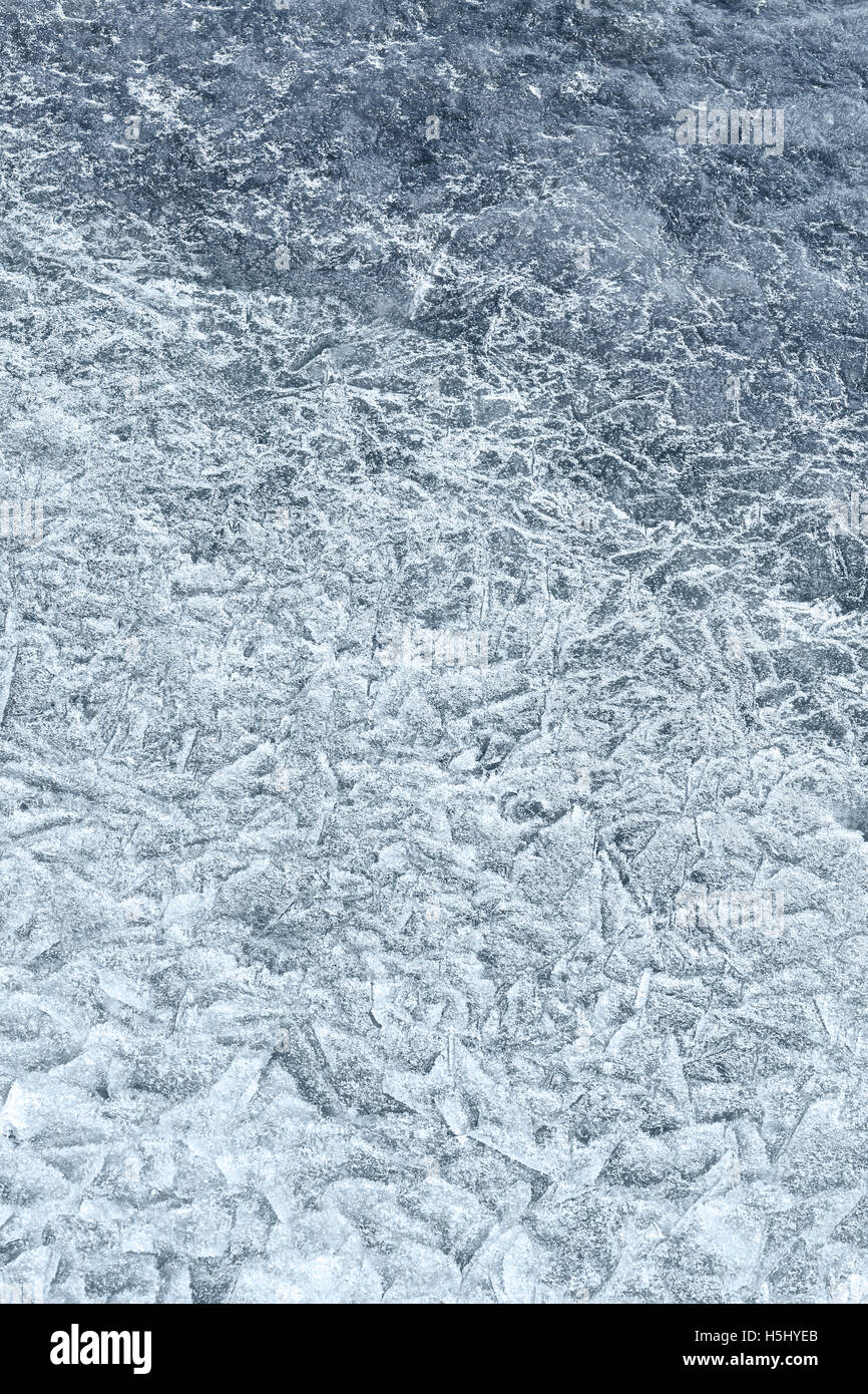 Blue ice surface abstract natural winter background Stock Photo - Alamy