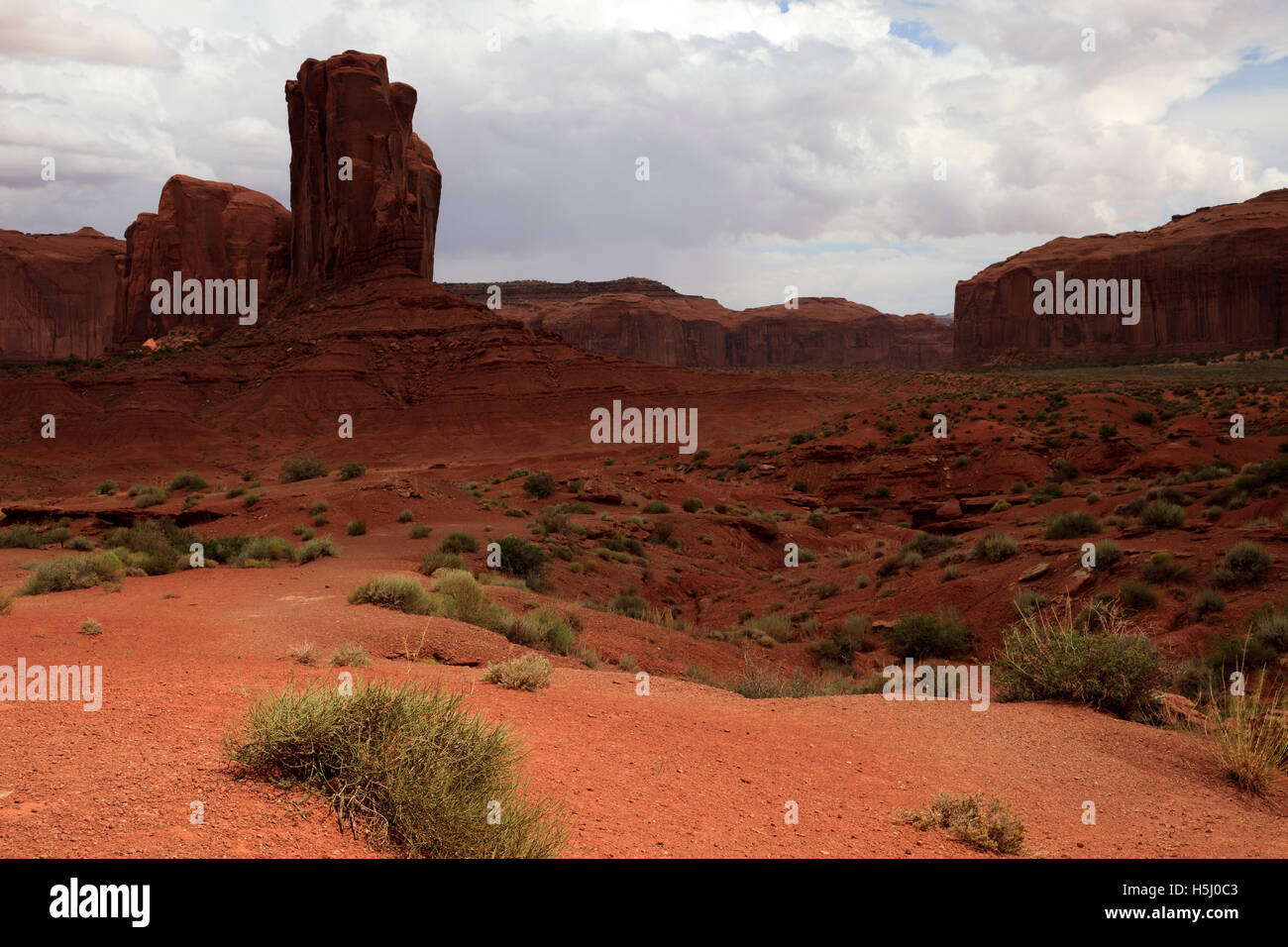 Navajo Tribal Reservation, Monument Valley, Utah/Arizona, USA Stock ...