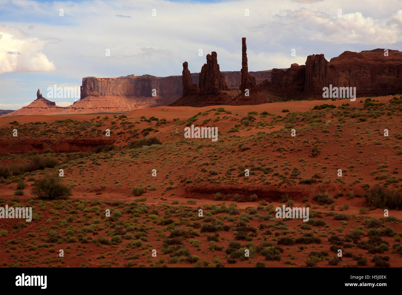 Navajo Tribal Reservation, Monument Valley, Utah/Arizona, USA Stock ...