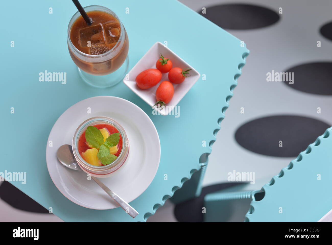 Cafe IL Vento Japan Stock Photo - Alamy