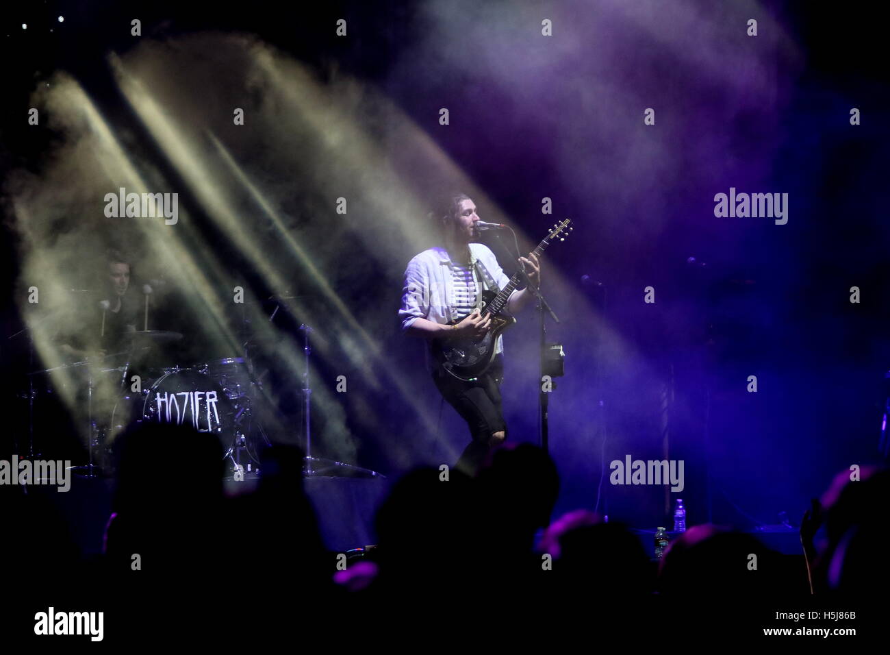 HOZIER performing live on stage at Life is Beautiful Music Festival Day ...