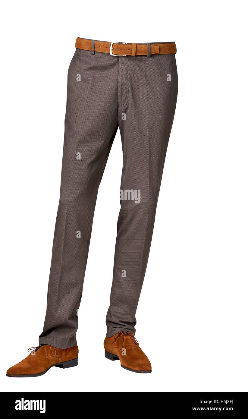 mens pants isolated on white background, with clipping path Stock Photo ...
