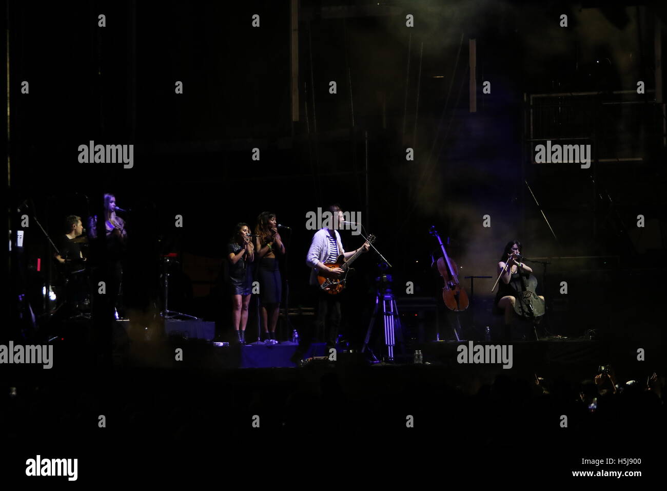 HOZIER performing live on stage at Life is Beautiful Music Festival Day ...