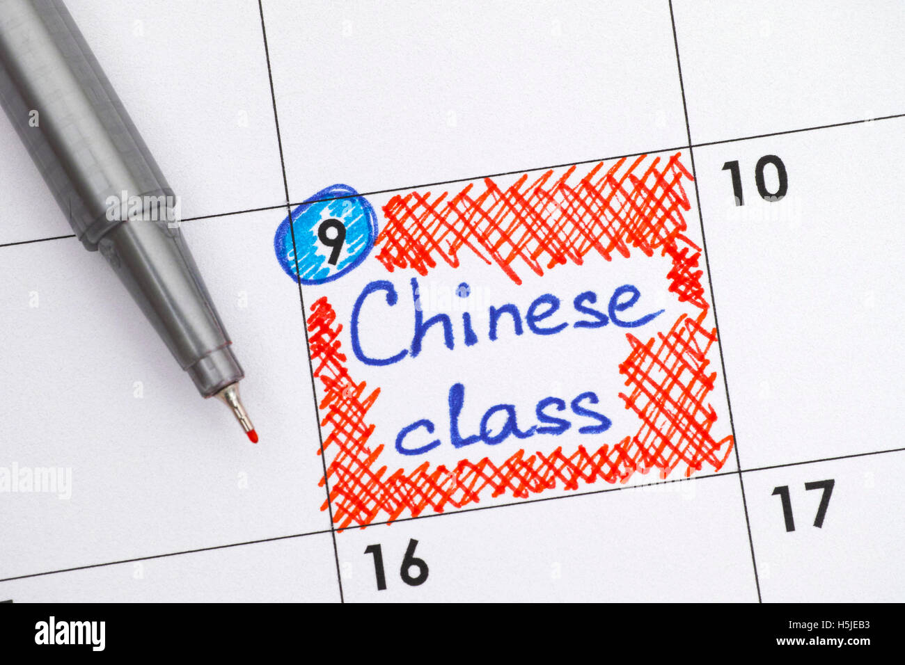Chinese calendar language hi-res stock photography and images - Alamy