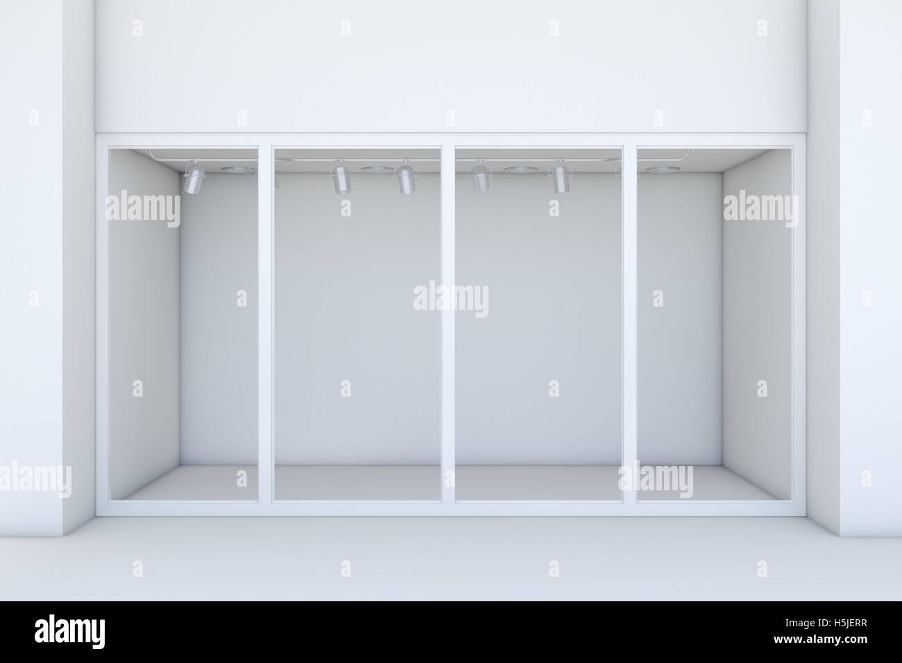 White shopfront hi-res stock photography and images - Alamy