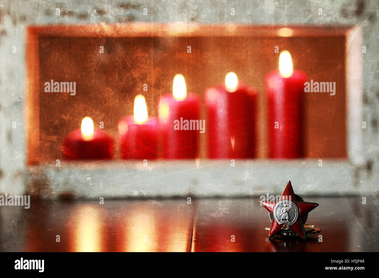 old military decorations since World War II on a wooden Stock Photo - Alamy