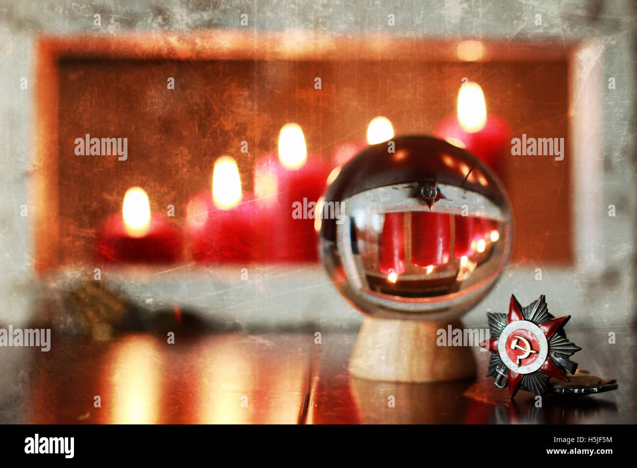 old military decorations since World War II on a wooden Stock Photo - Alamy