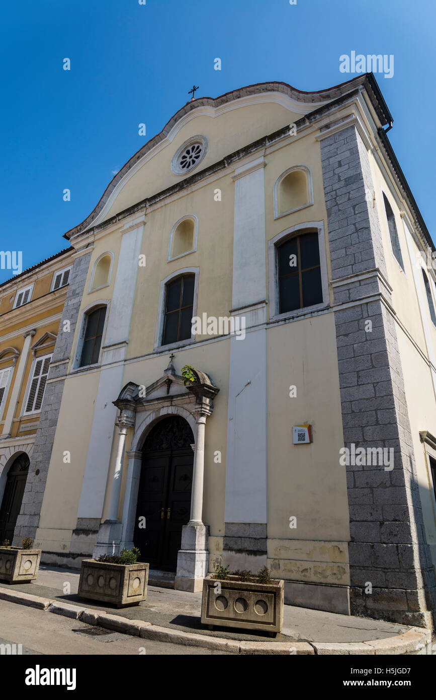Church of St. Jerome and former augustinian monastery, Rijeka, Croatia ...