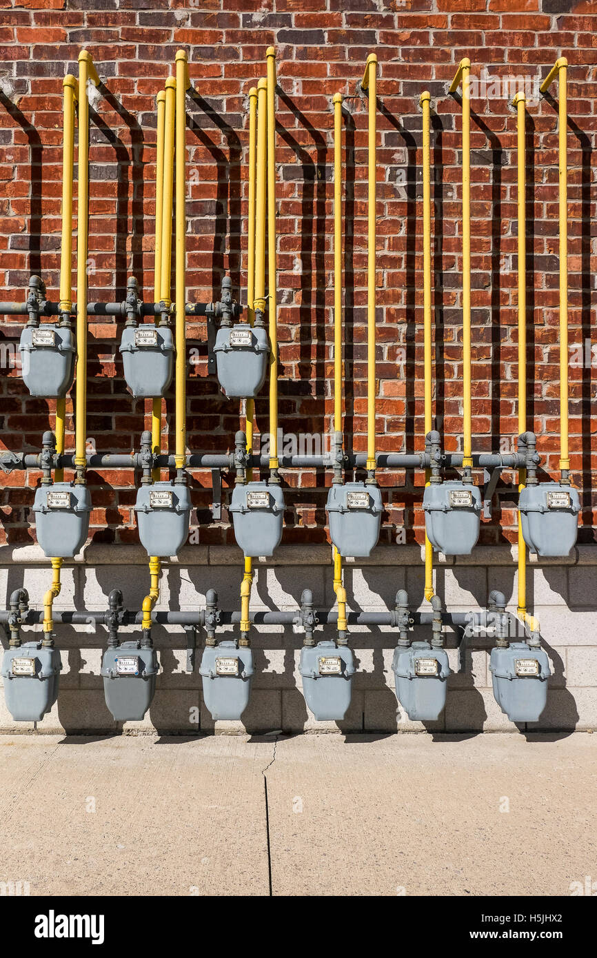 Gas meters hi-res stock photography and images - Alamy