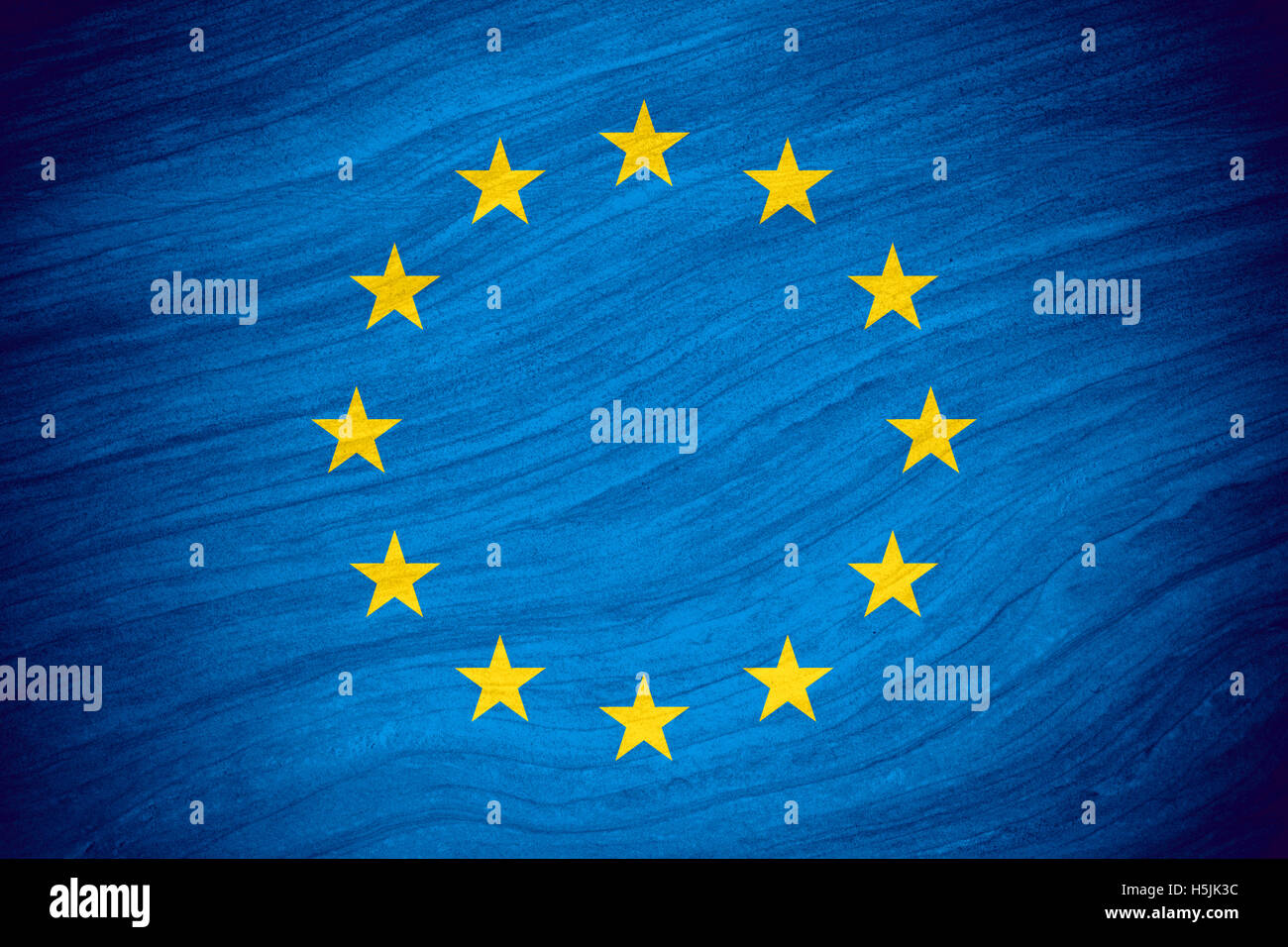 flag of European Union or Europe banner on abstract background Stock ...