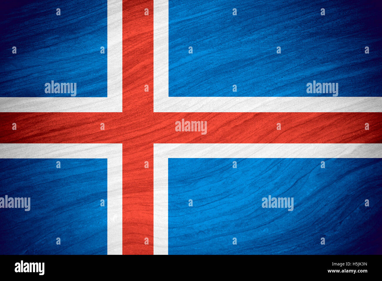 flag of Iceland or Icelandic banner on abstract background Stock Photo ...