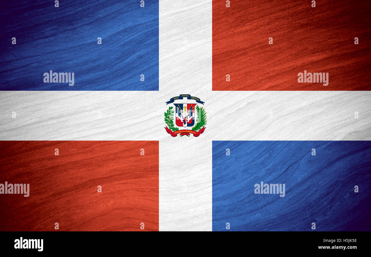 flag of Dominican or banner on abstract background Stock Photo - Alamy