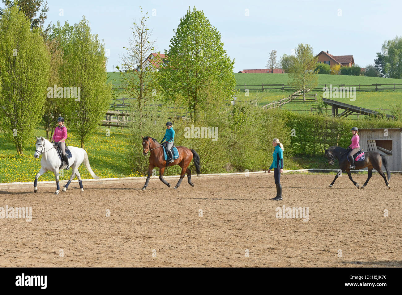 Riding lesson hi-res stock photography and images - Alamy