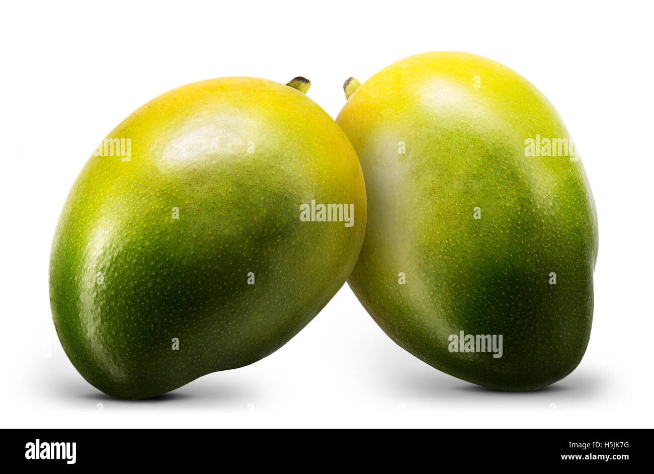 Group of mango fruit isolated on white background Stock Photo - Alamy