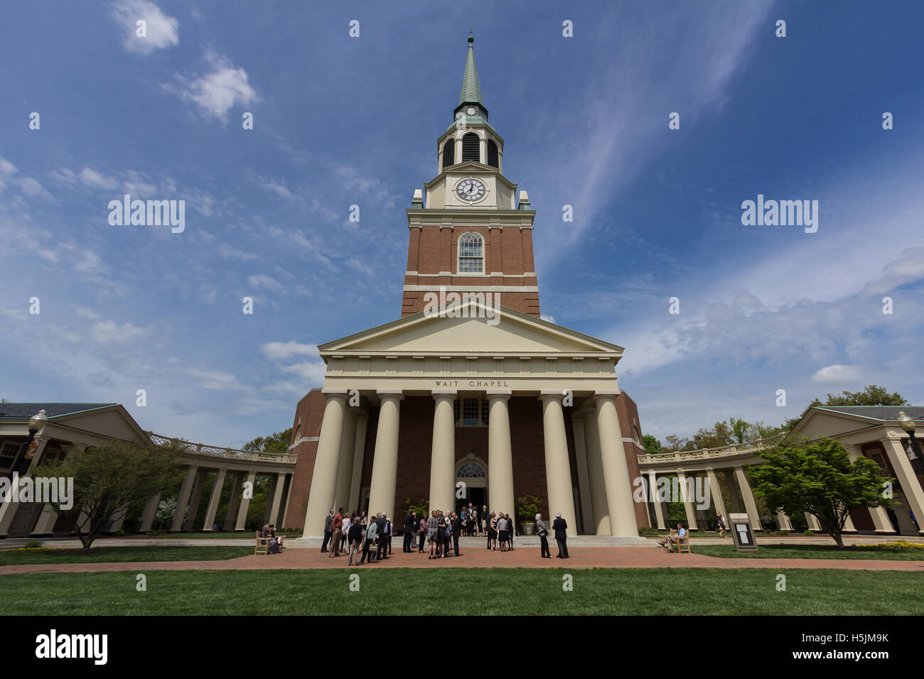 Wait Chapel at Wake Forest University on April 18, 2015 in Winston ...