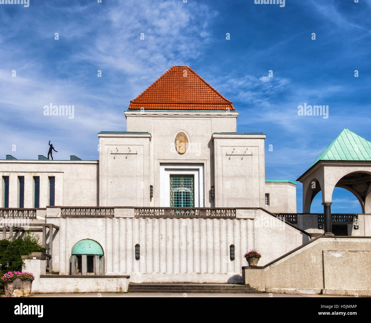 The exhibition hall (1901) designed by Joseph Maria Olbrich. Venue for ...
