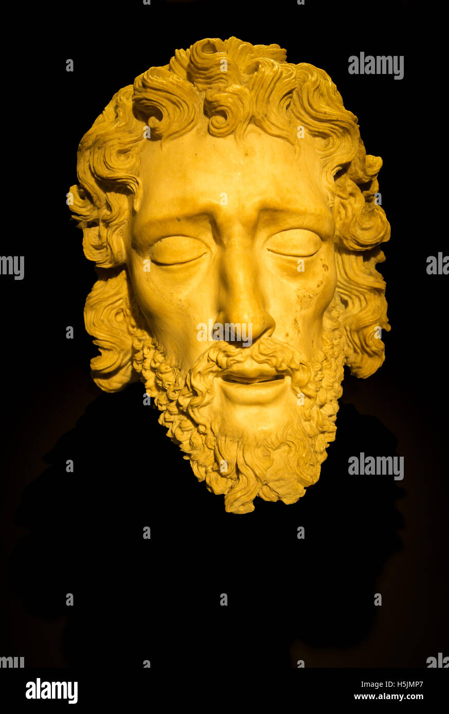Head of John the Baptist Stock Photo - Alamy