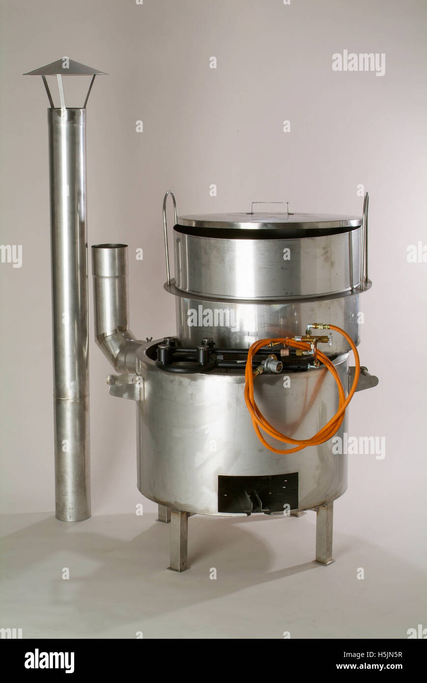 Industrial gas pot to cook food and boil Stock Photo - Alamy