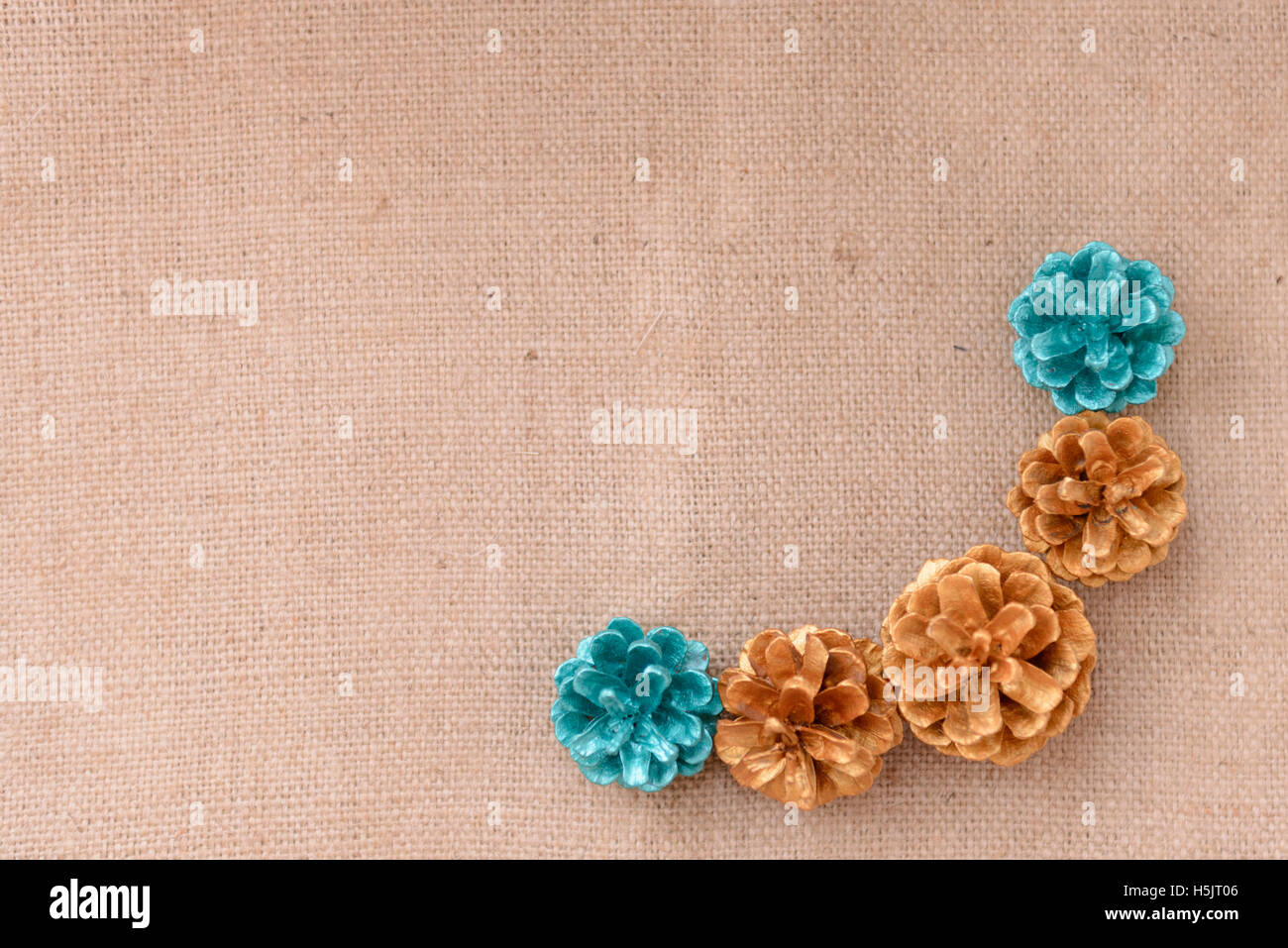 colored bumps on sackcloth - Season Background Frame Stock Photo - Alamy