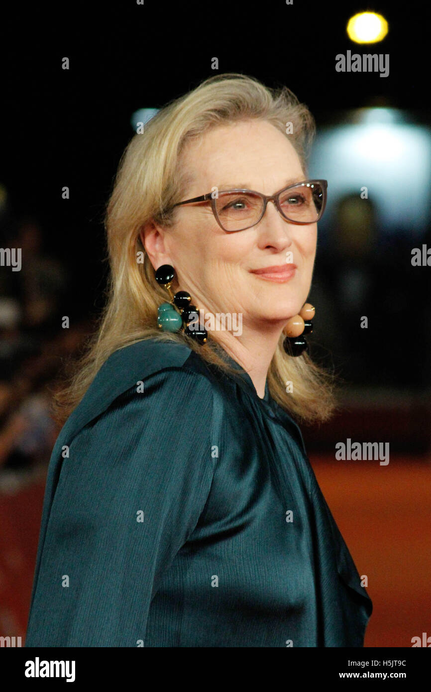 Italy. 20th Oct, 2016. Meryl Streep at the red carpet for the eighth ...
