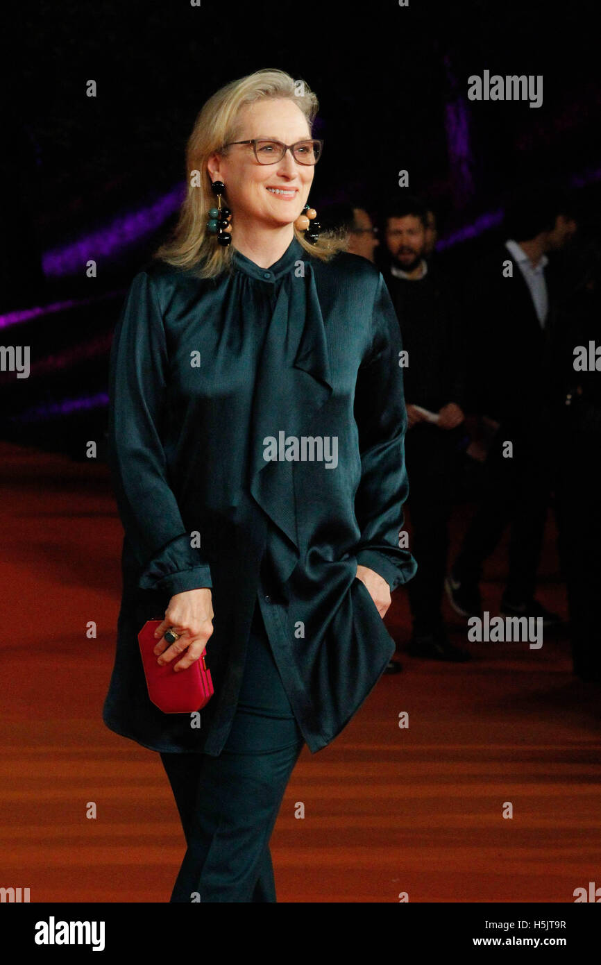 Italy. 20th Oct, 2016. Meryl Streep at the red carpet for the eighth ...