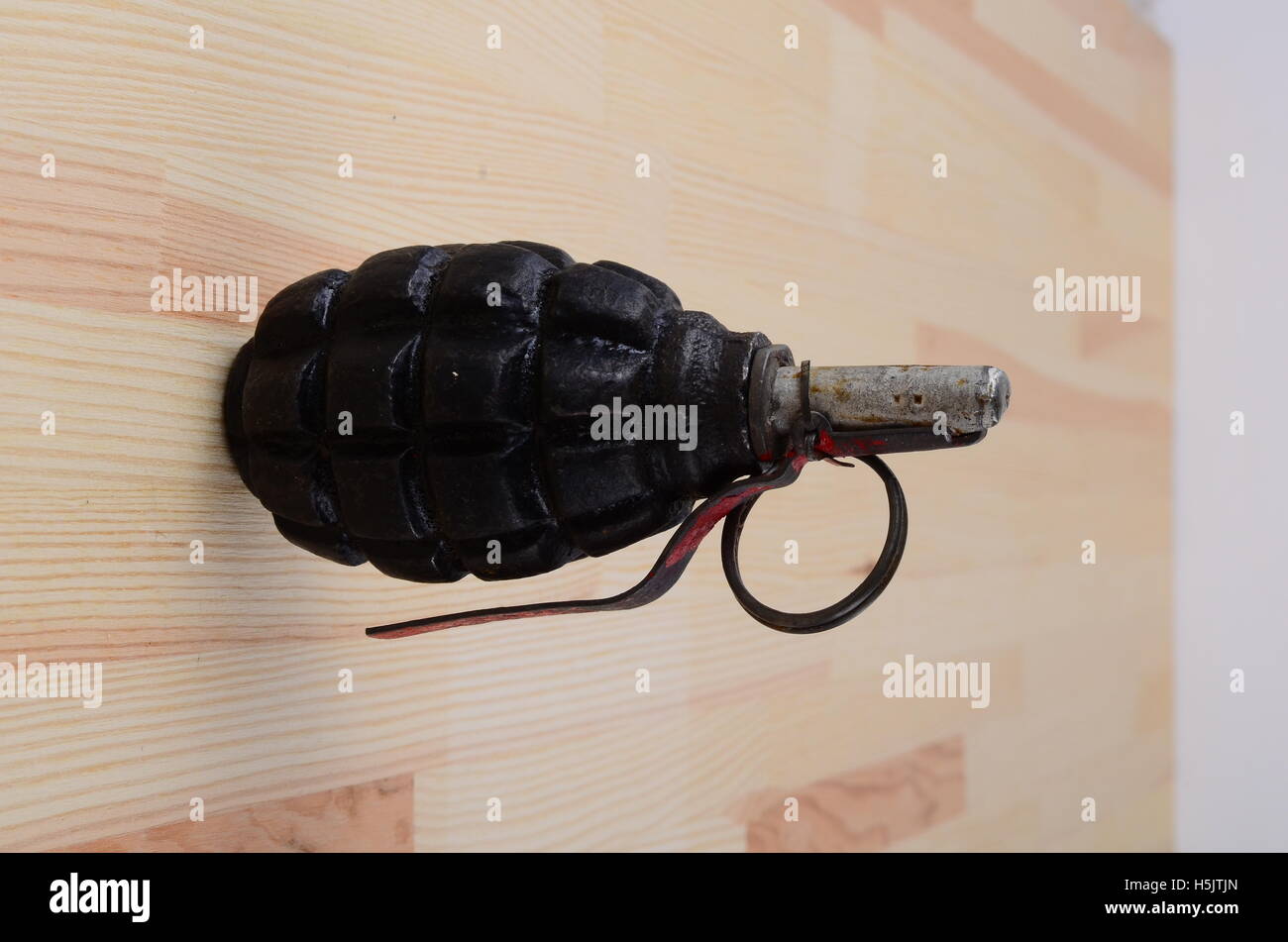 hand grenade isolated on a white background Stock Photo - Alamy