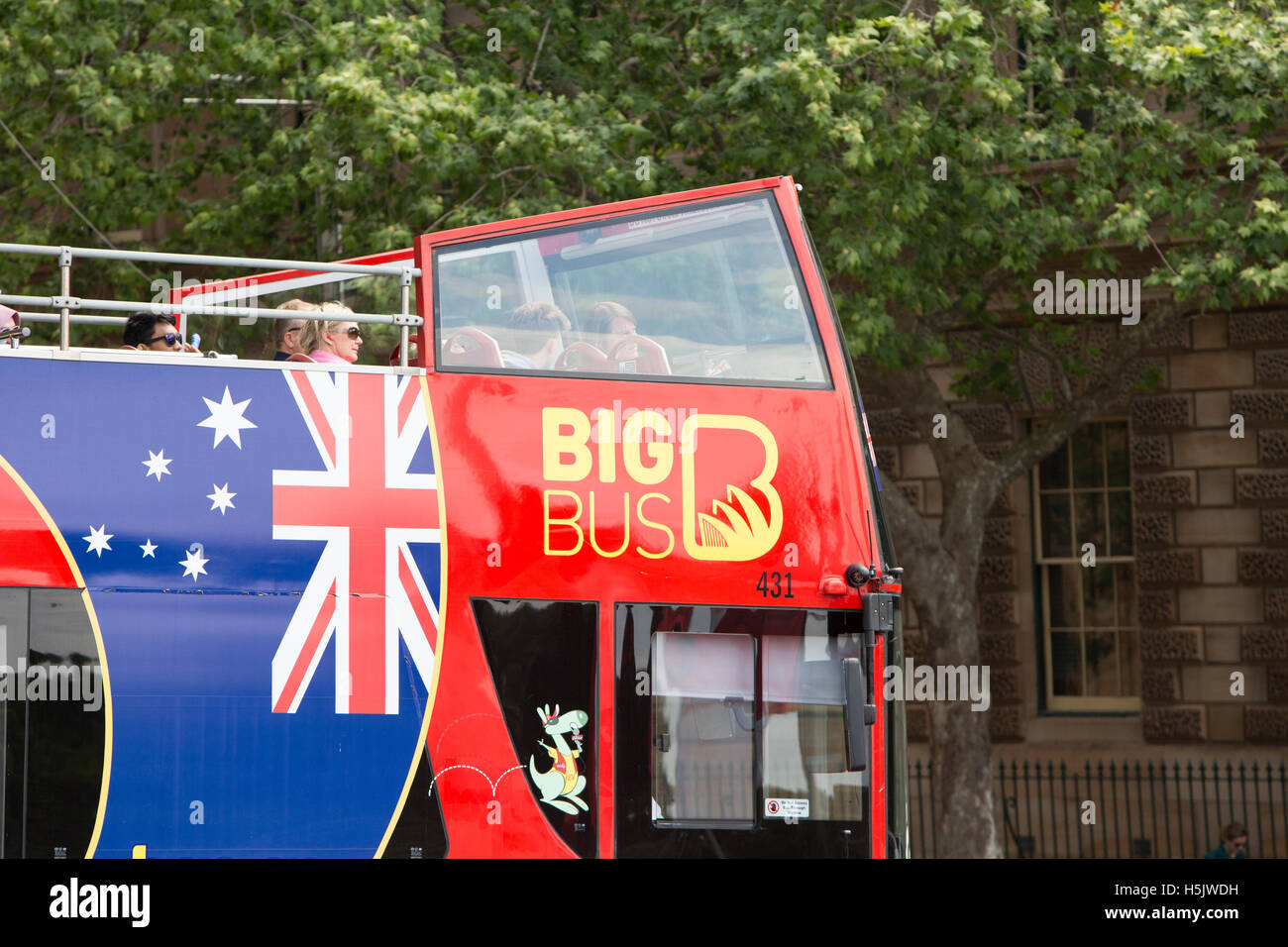 Sydney to Bondi sightseeing explorer big bus providing a tour of the ...