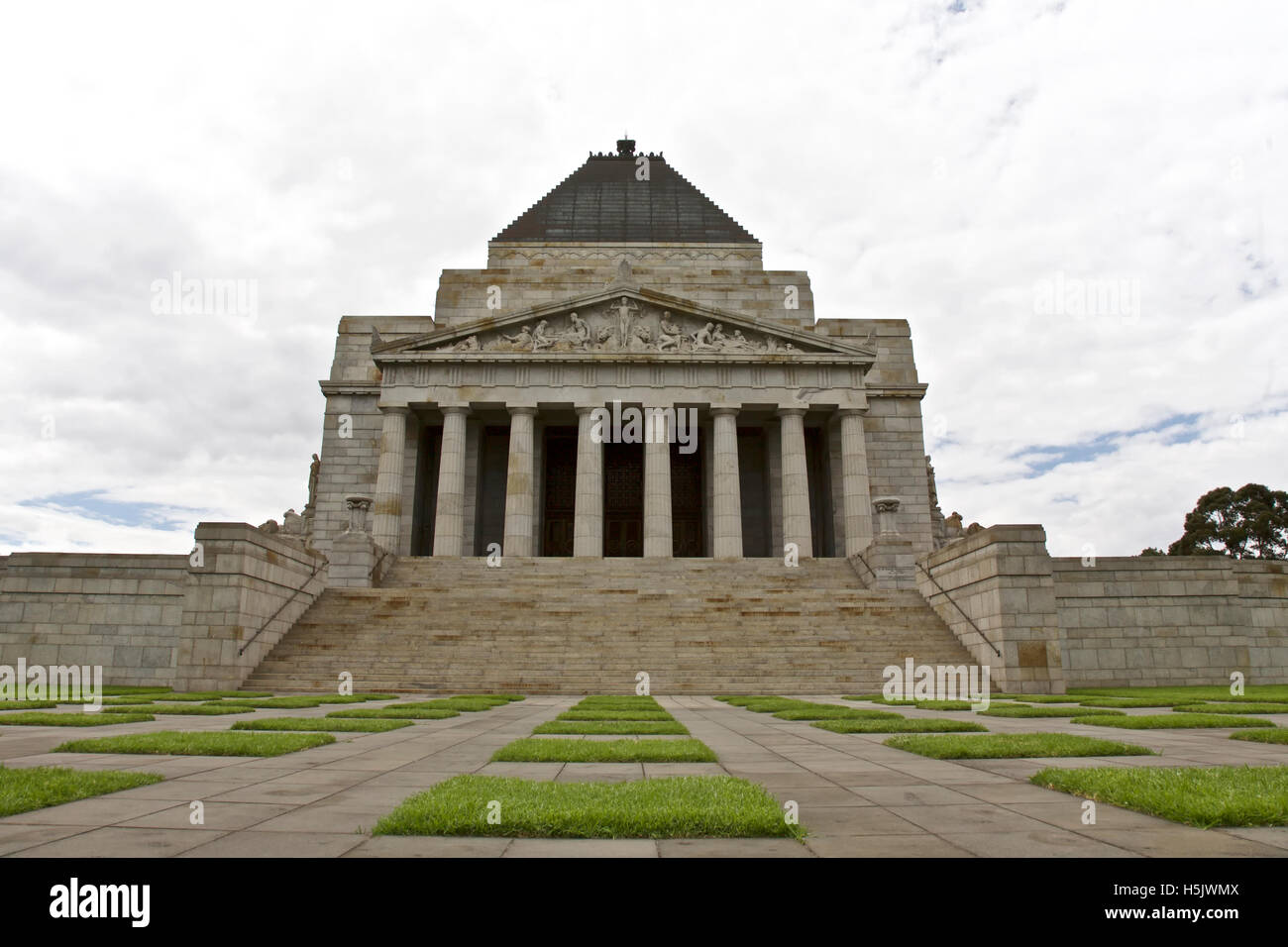 Melbourne historic landmark, Remembrance building in Melbourne ...