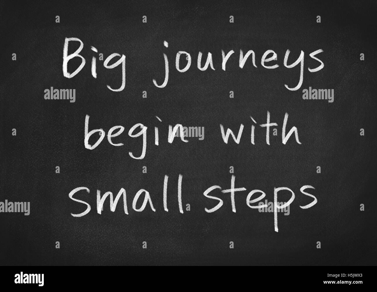 big journeys begin with small steps Stock Photo - Alamy