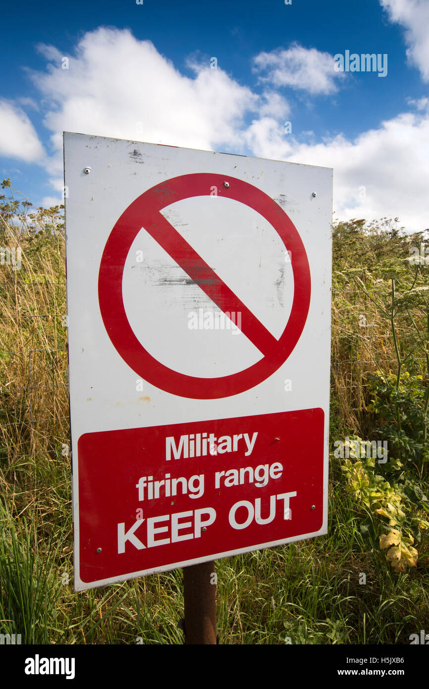 UK, England, Wiltshire, Salisbury Plain, Westbury, Military Firing ...