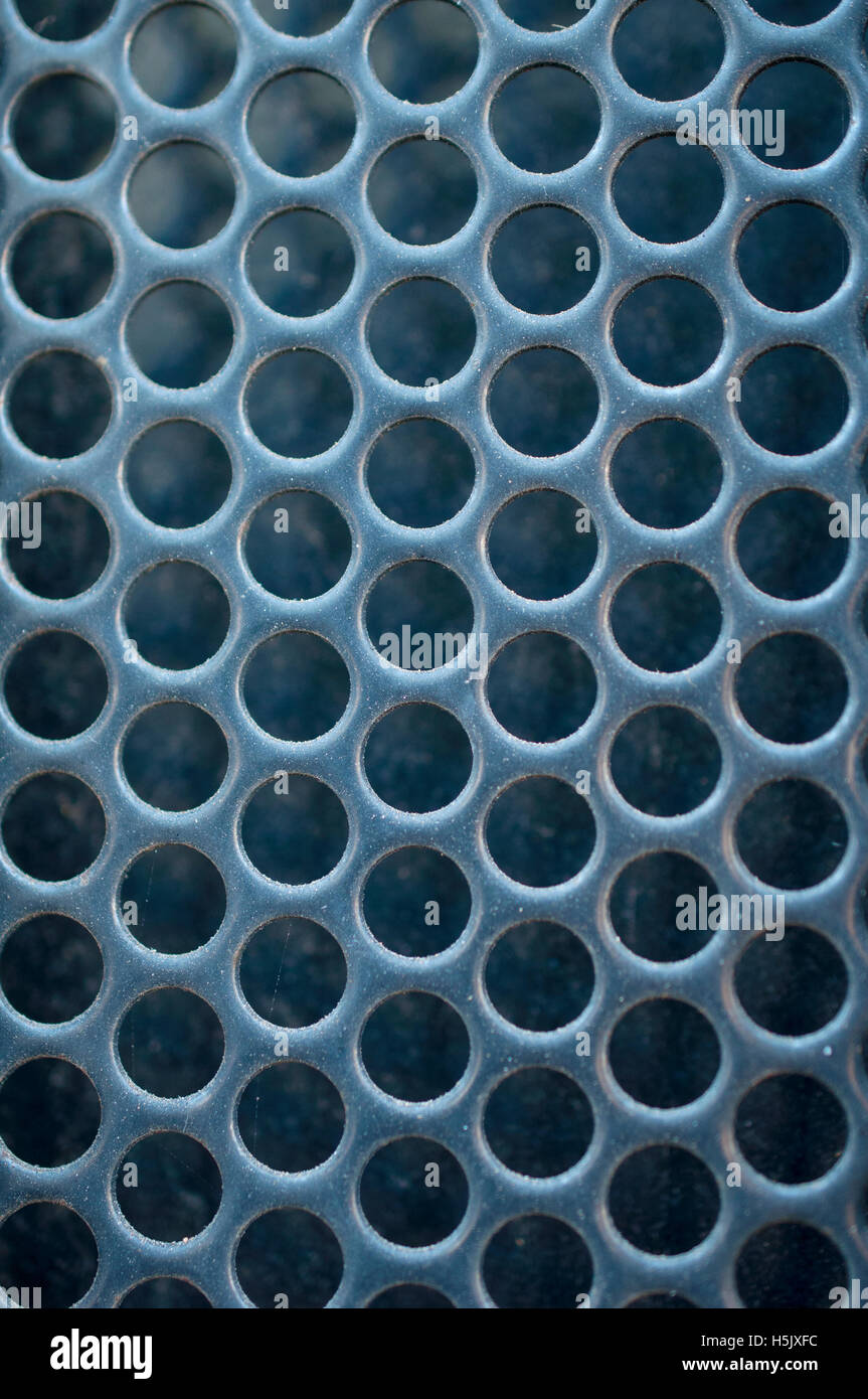 Texture of rubber covered metal close up, often used for park benches ...