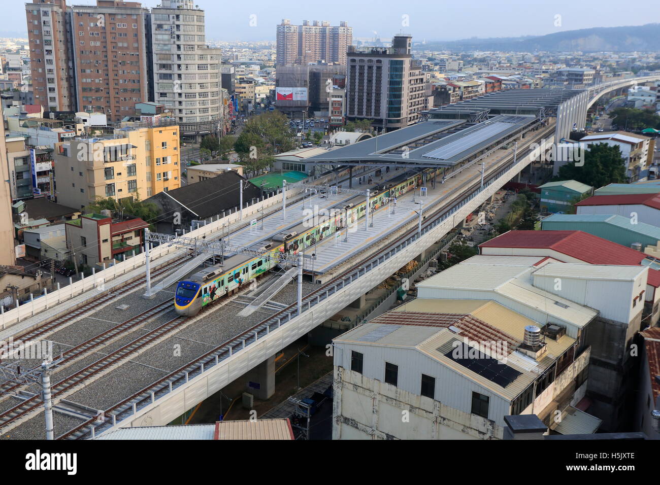 New train station in Taichung, Taiwan Stock Photo - Alamy