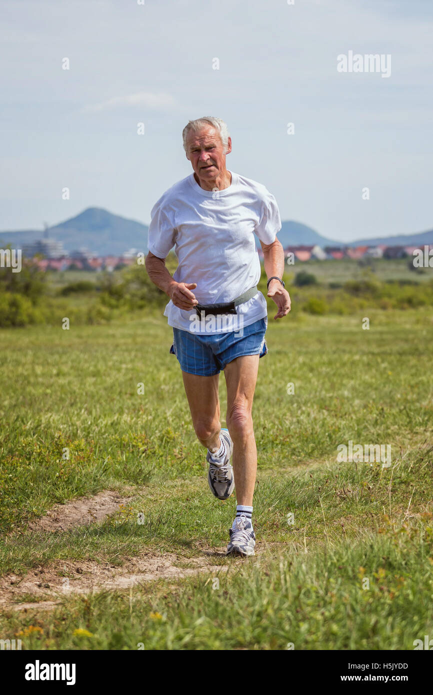 Man practicing running hi-res stock photography and images - Alamy
